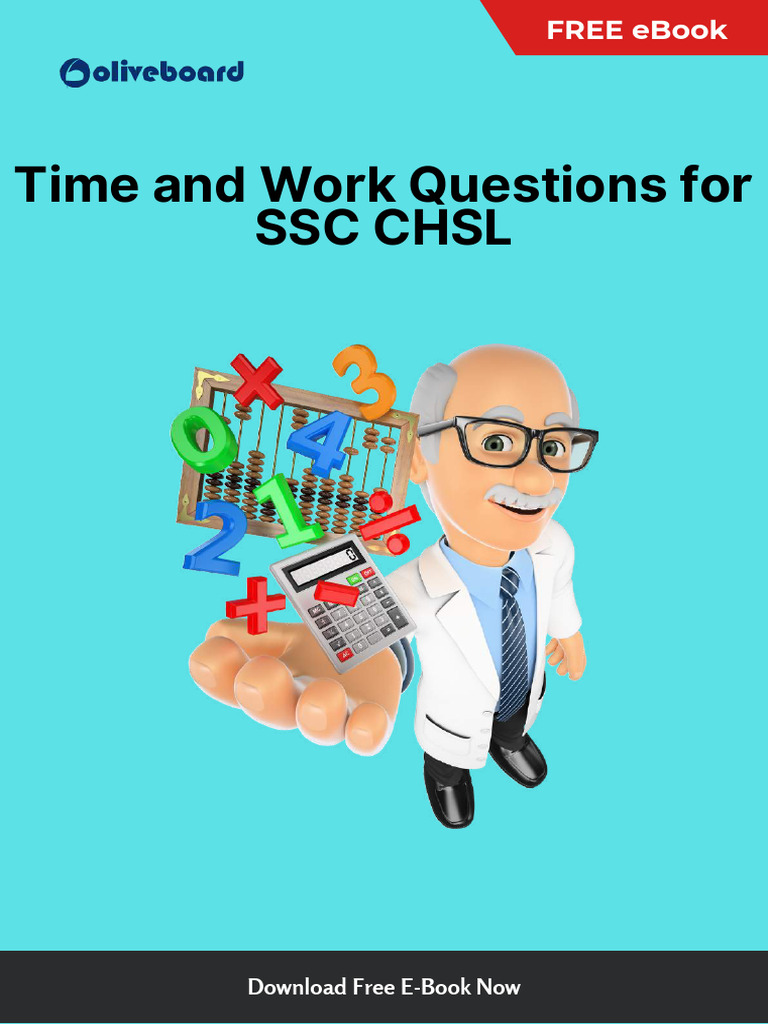 Time and Work Questions For SSC CHSL | PDF