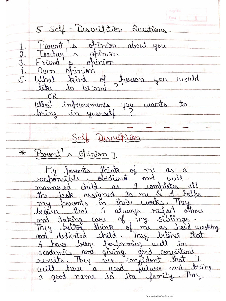 Ravi Self Description | PDF