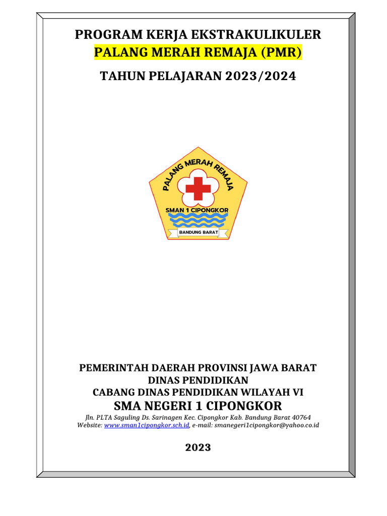 Program Kerja PMR | PDF