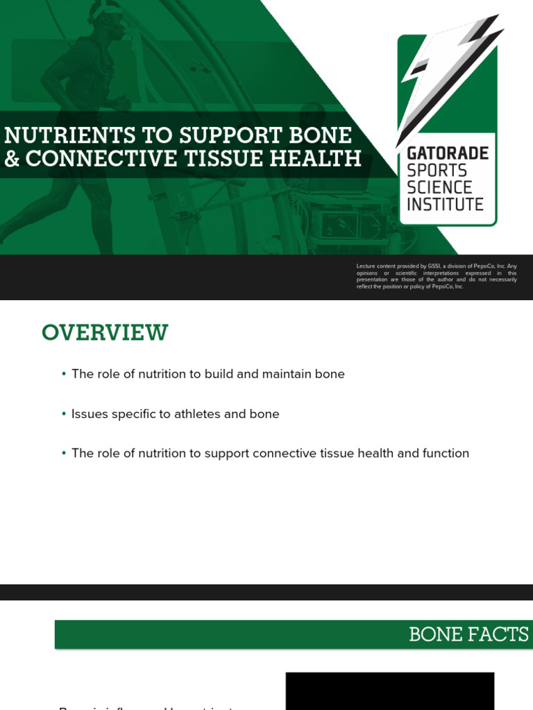 FINAL Nutrients To Support Bone and Connective Tissue Health - 6.3.21 | PDF