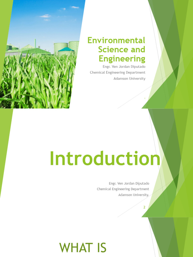 Introduction Envi Engg Version 2022 | PDF