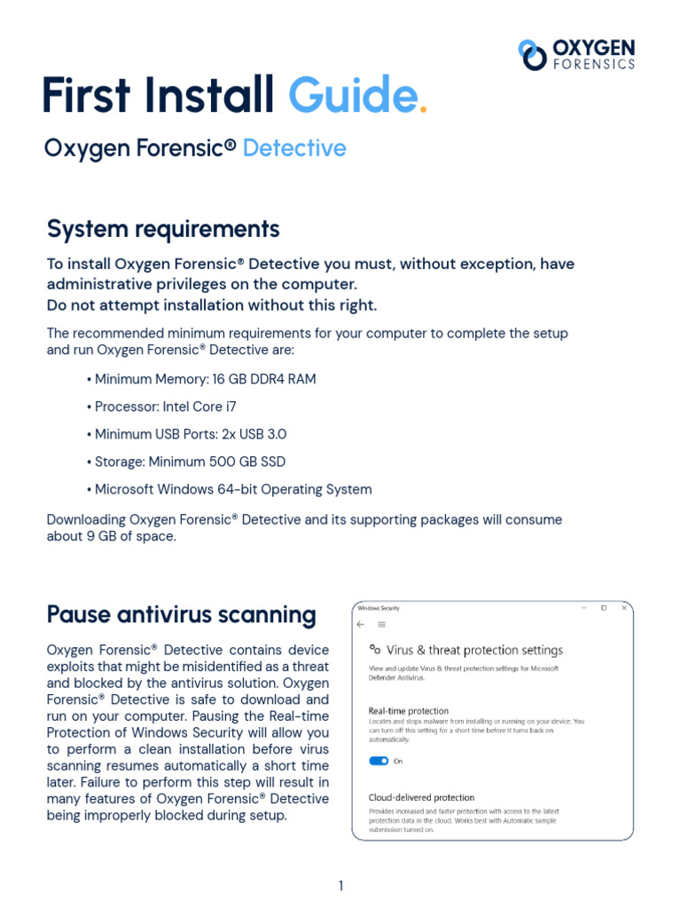 OFD_First_Install_Guide | PDF