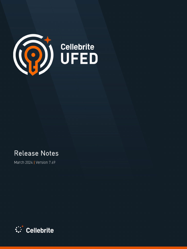 Cellebrite UFED 7.69 ReleaseNote | PDF | I Phone | Mac Os
