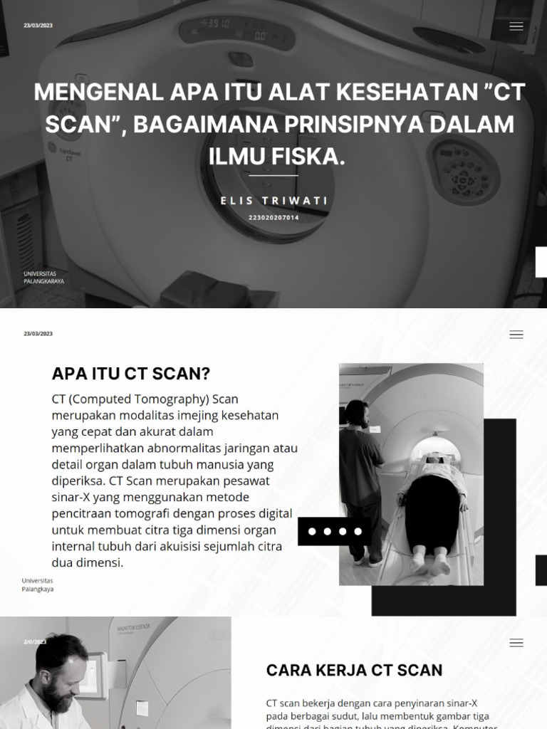 Makalah CT Scan | PDF