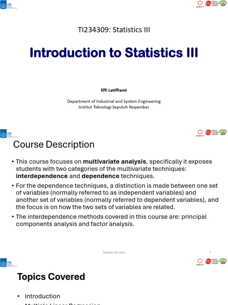 Week 1 - Introduction To Statistics 3 | PDF
