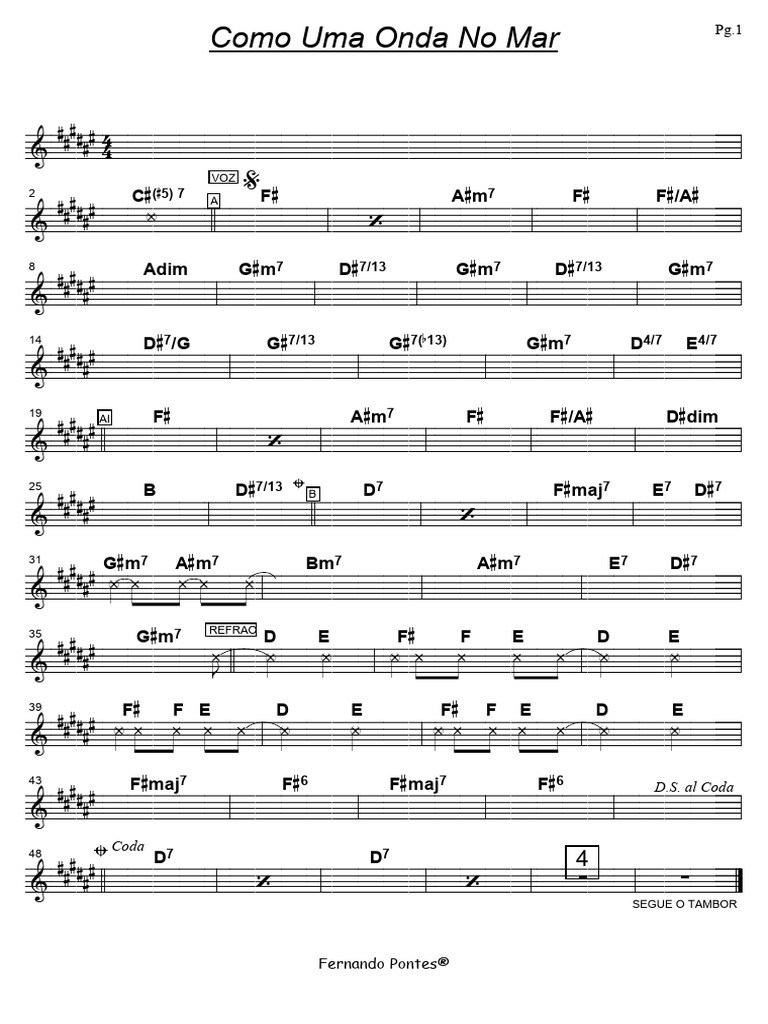 Como Uma Onda No Mar | PDF