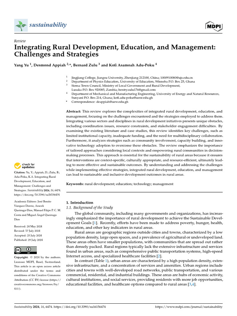 2024-Integrating Rural Development, Education, and Management ...