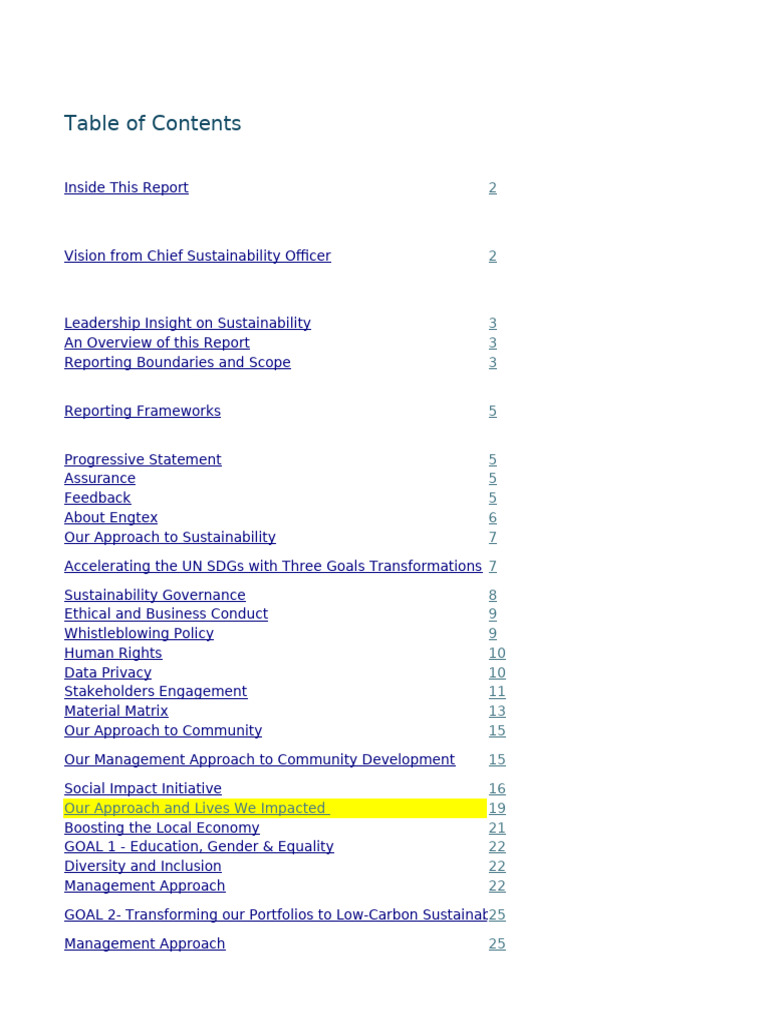 Engtex Table Number | PDF