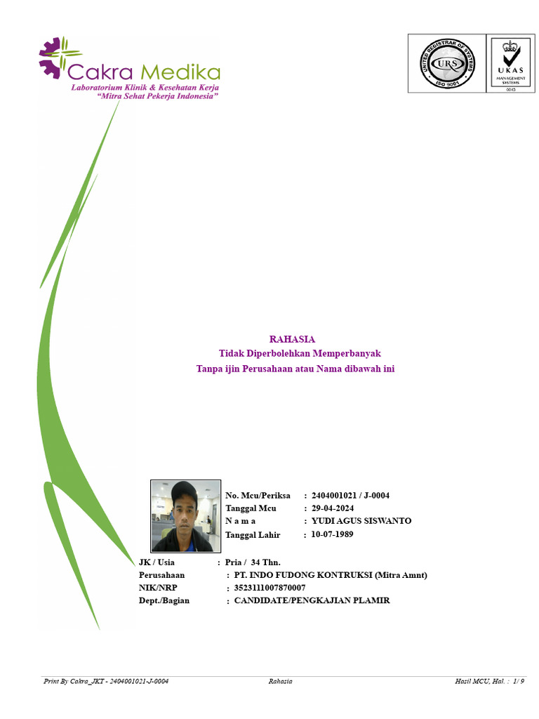 Fit With Note Sedang-Yudi Agus Siswanto-J-0004 | PDF