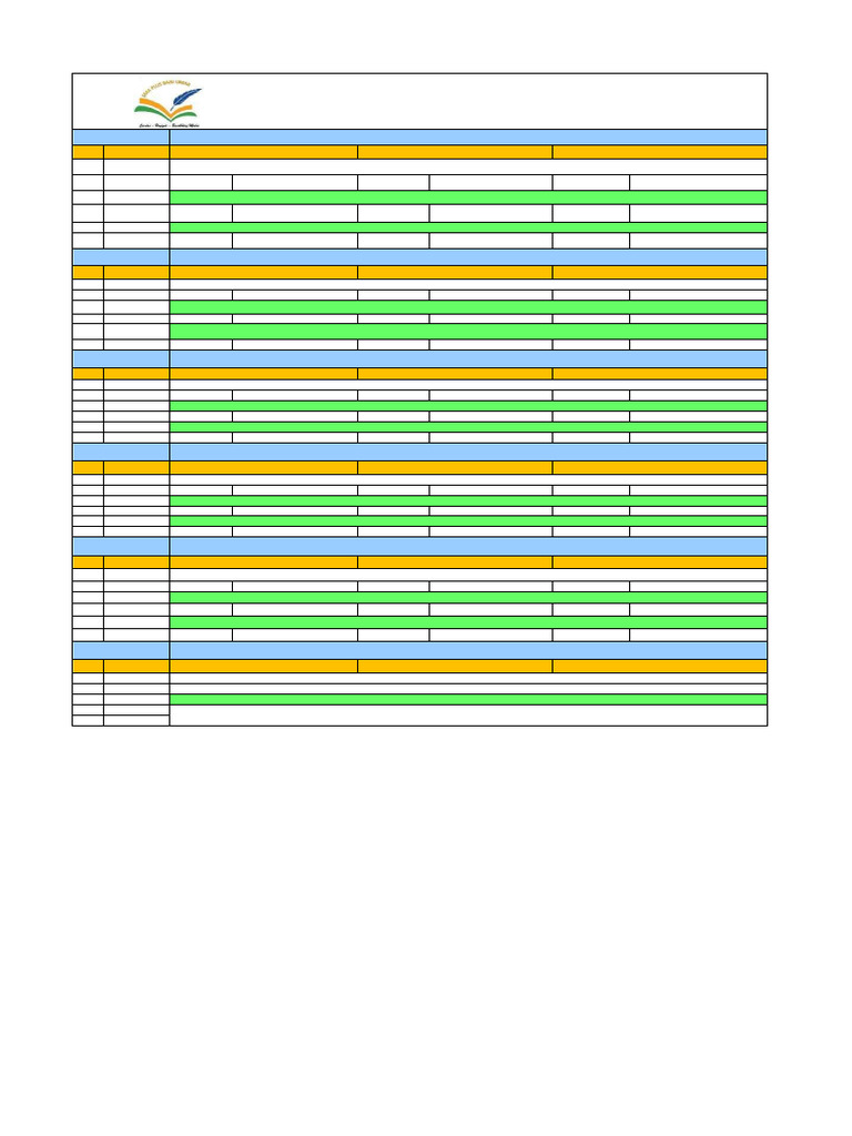 Jadwal Pelajaran Sma 2024 Pdf