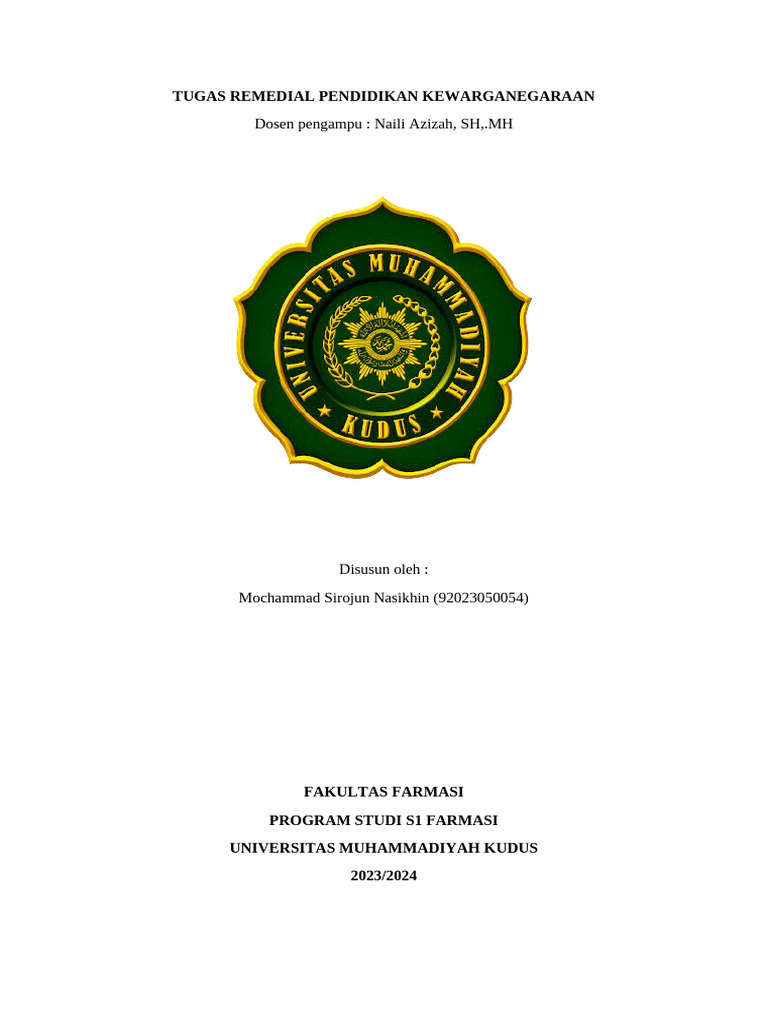 1b Mochammad Sirojun Nasikhin (Remed PKN) | PDF