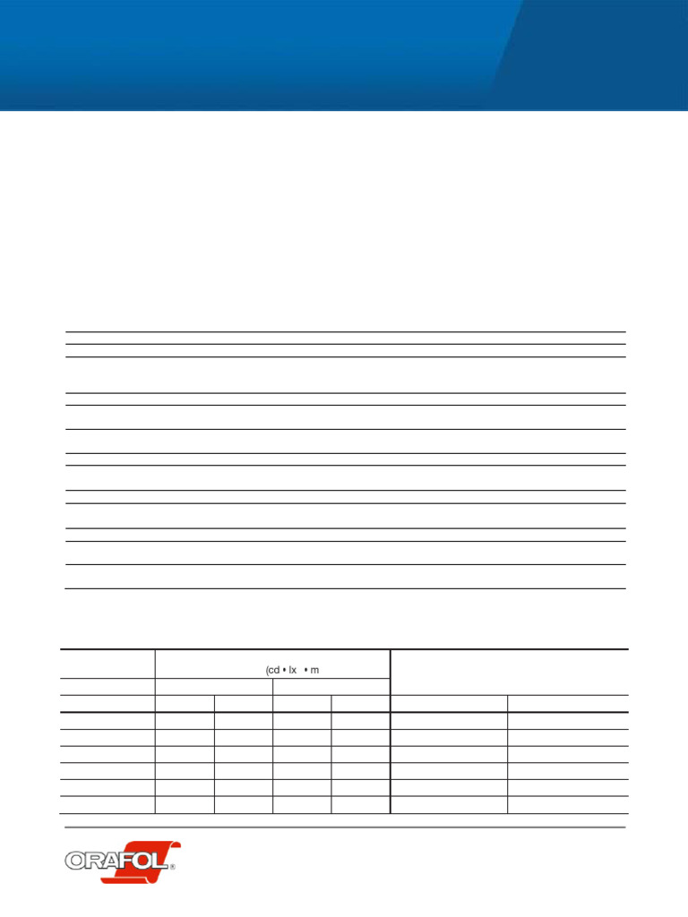 Oralite 5300 Commercial Grade 2494 Technical Data Sheet Americas en | PDF
