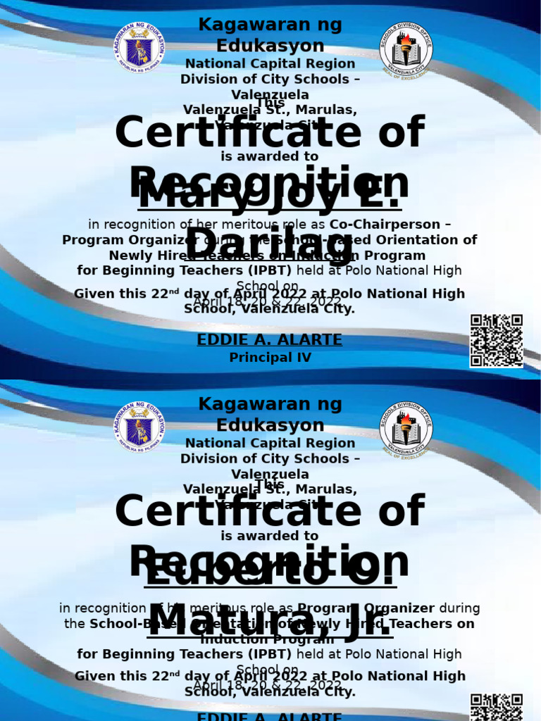 TWG Certificates | PDF