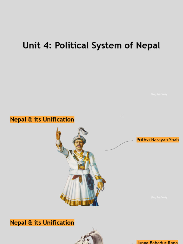 Unit 4 - Political System of Nepal | PDF