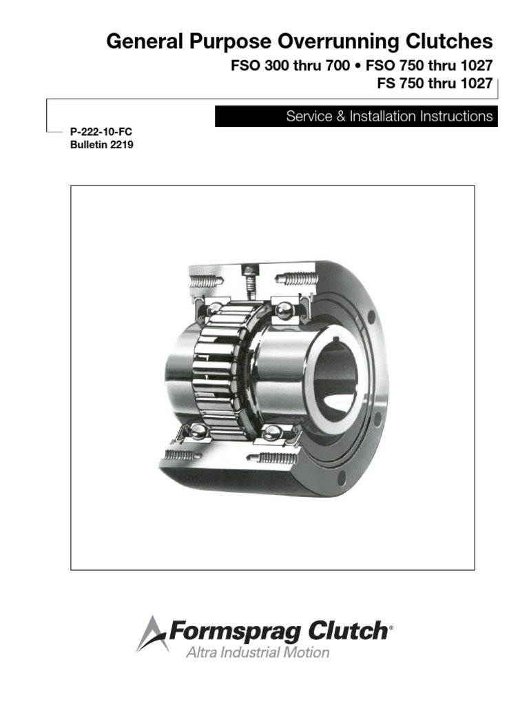 Clutches Foamsprag | PDF
