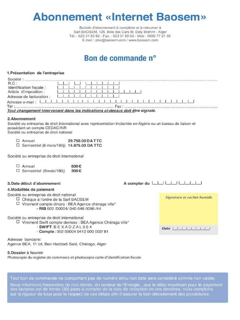 Baosem Abo Internet | PDF