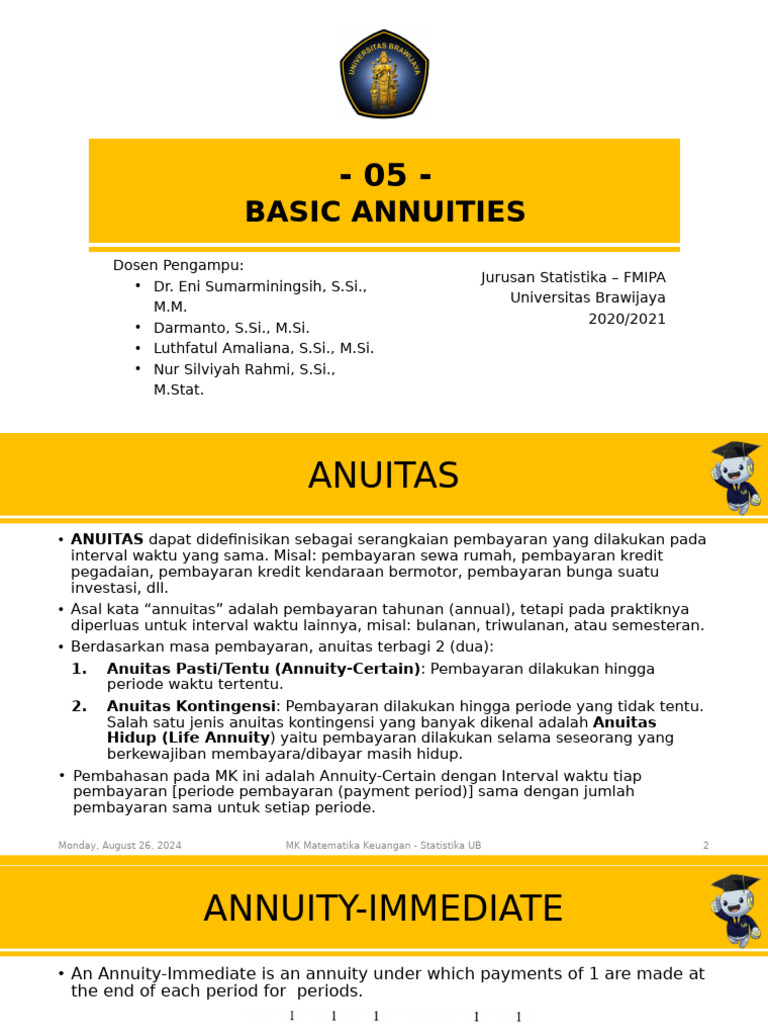 06 - Basic Annuity | PDF