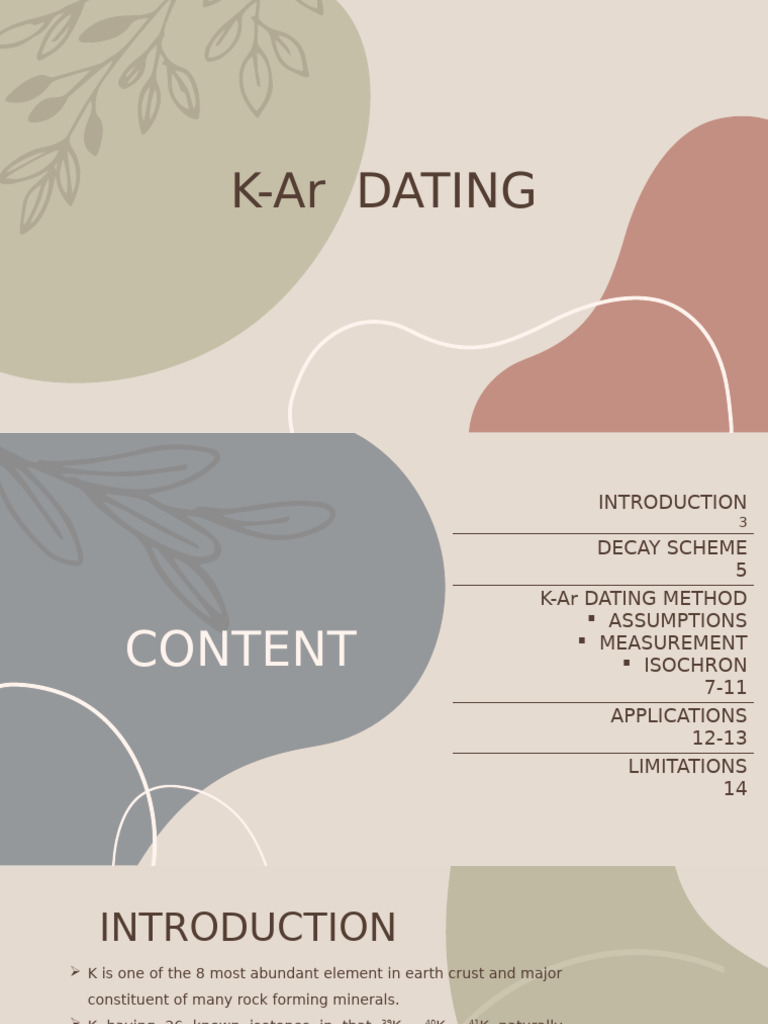 K-Ar DATING [Autosaved] | PDF