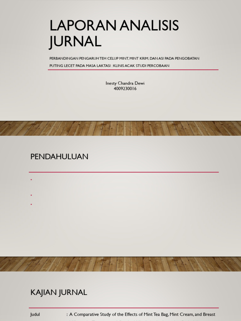 Analisis Jurnal - INESTY CHANDRA | PDF