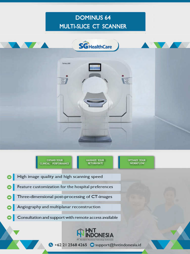 Brosur CT Scan Dominus 64 - PT HNTI | PDF