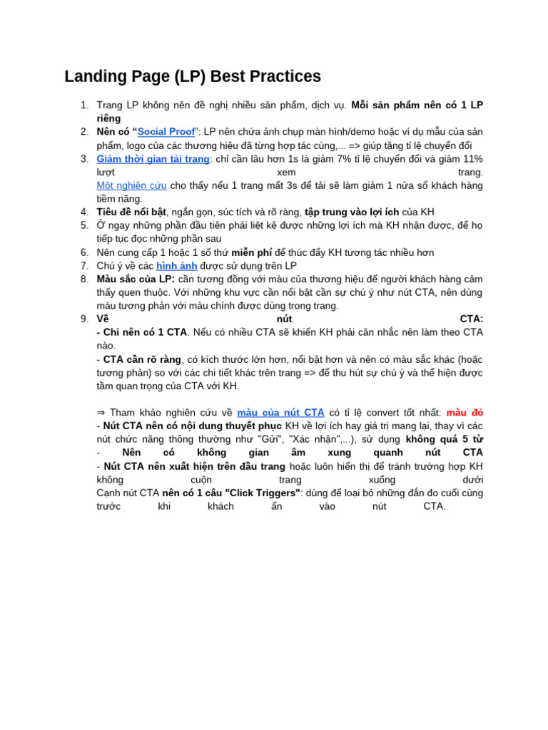 (Monkey) Landing Page Best Practices | PDF | Vietnam | Career & Growth