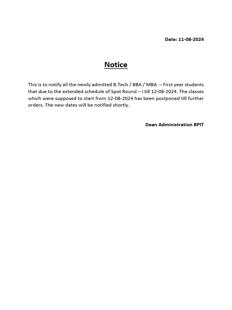 Notice 11082024 | PDF