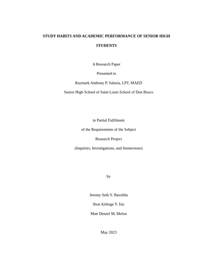 Final Manuscript Research | PDF