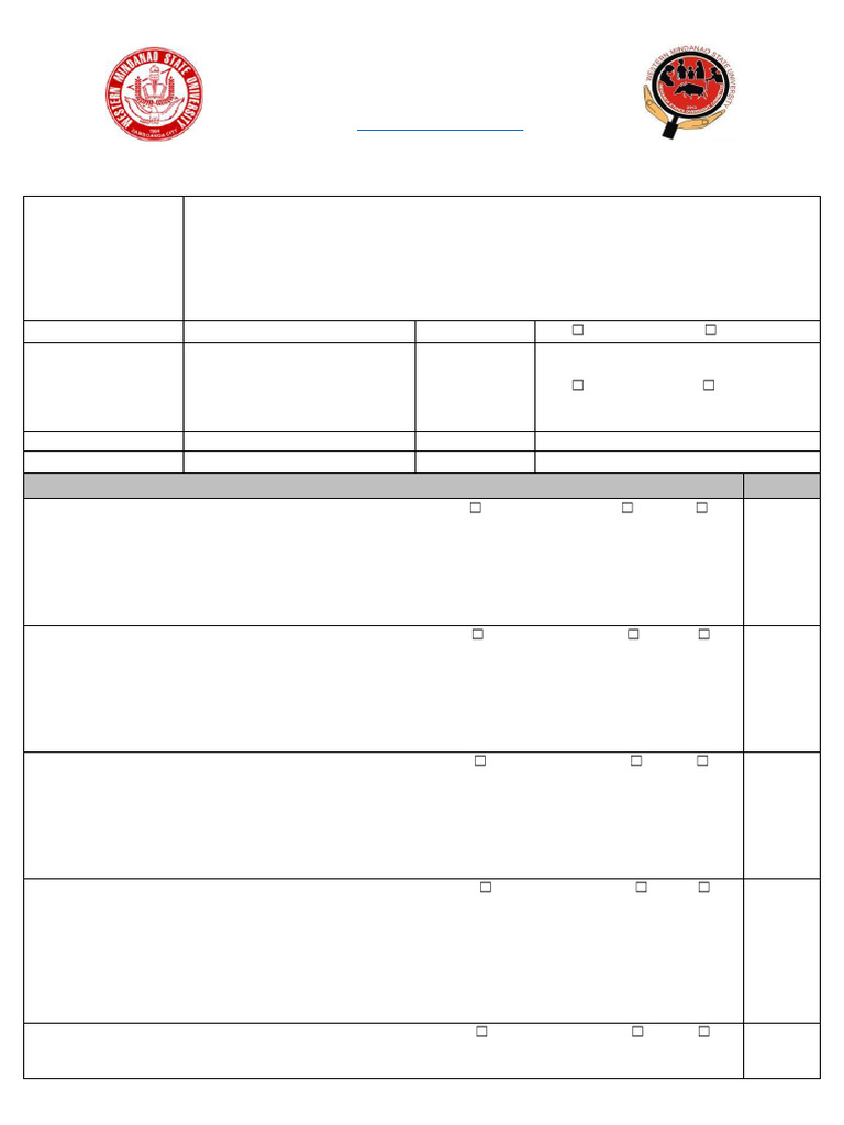 Study Protocol Assessment Form | PDF