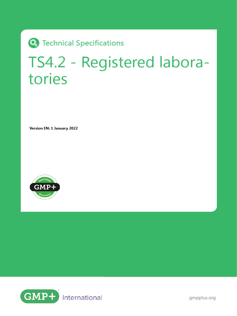 TS4.2 Registered Laboratories - Cert | PDF