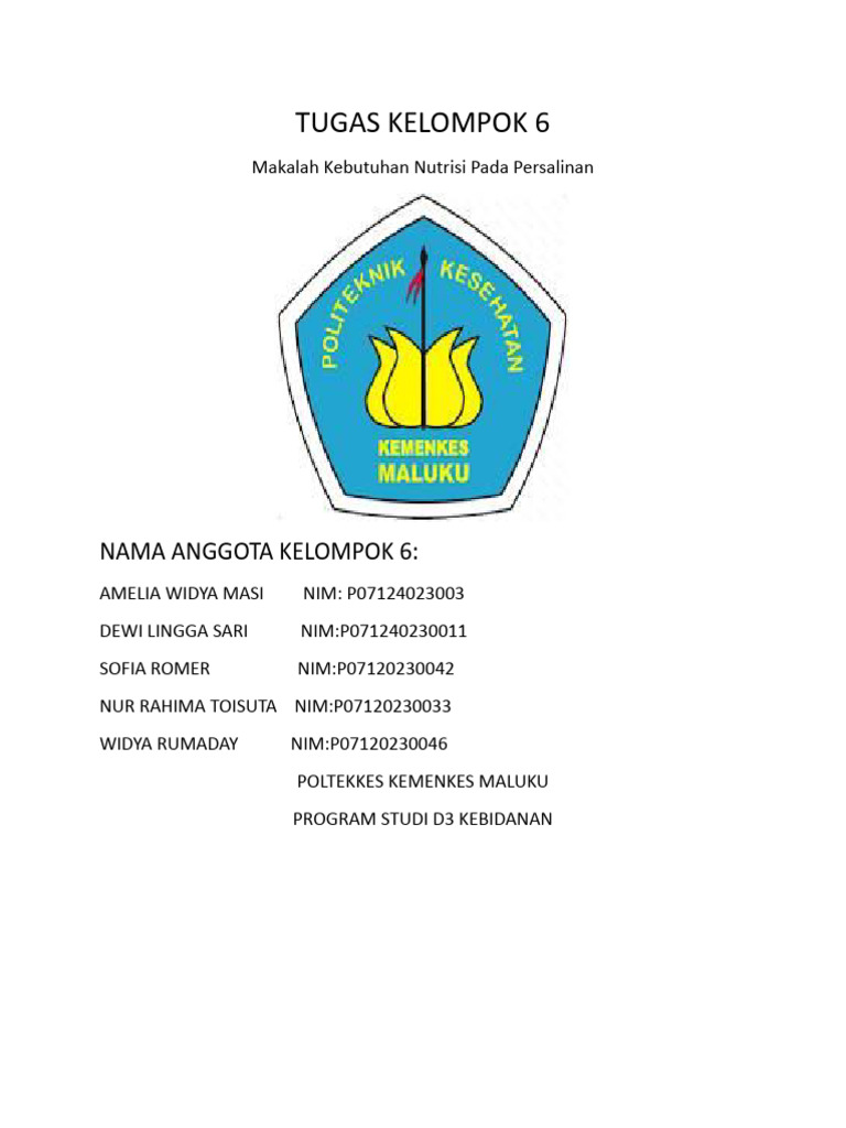 Tugas Kelompok 6 Gizi | PDF