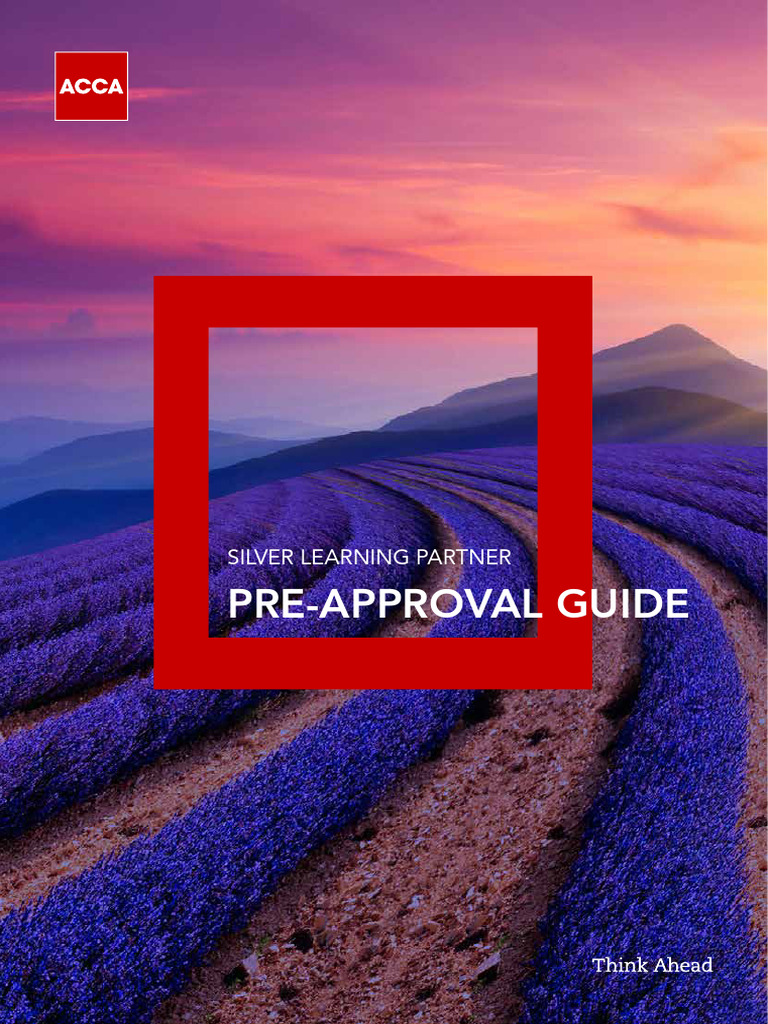 Silver Learning Partner Pre Approval Guide | PDF