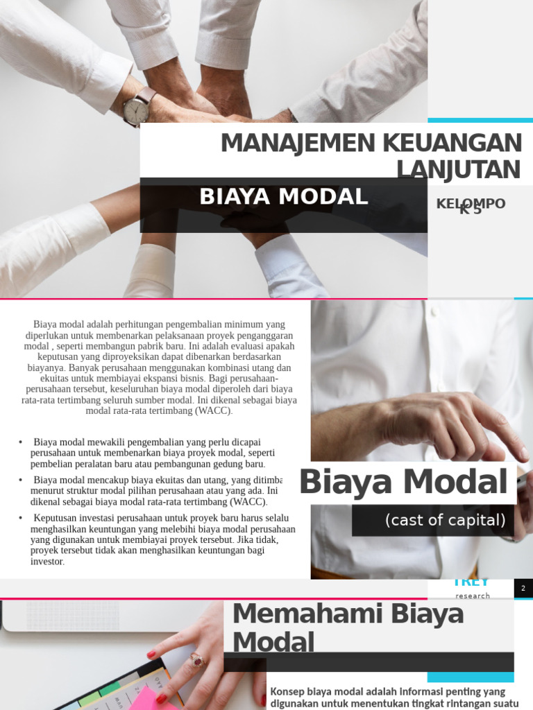Biaya Modal PPT Kel 5 | PDF