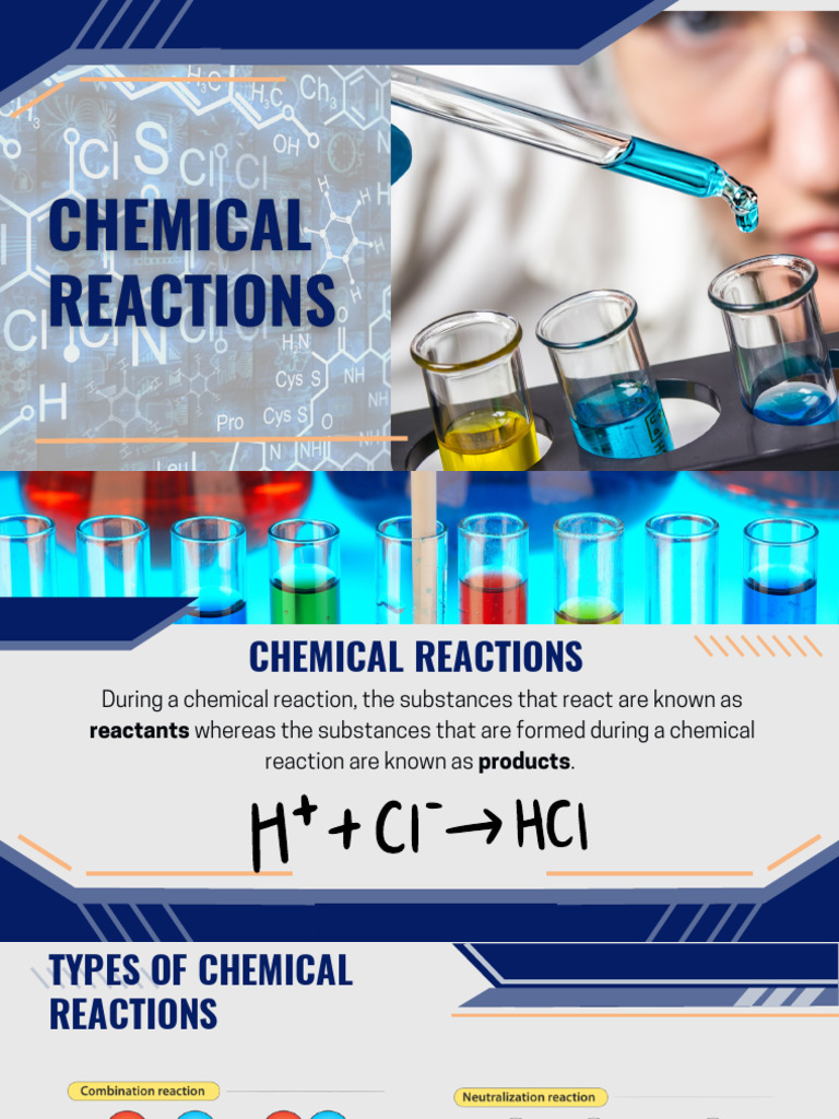 Chemical Reactions | PDF