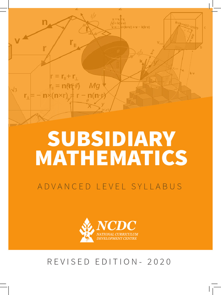 Sub Mathematics Book | PDF