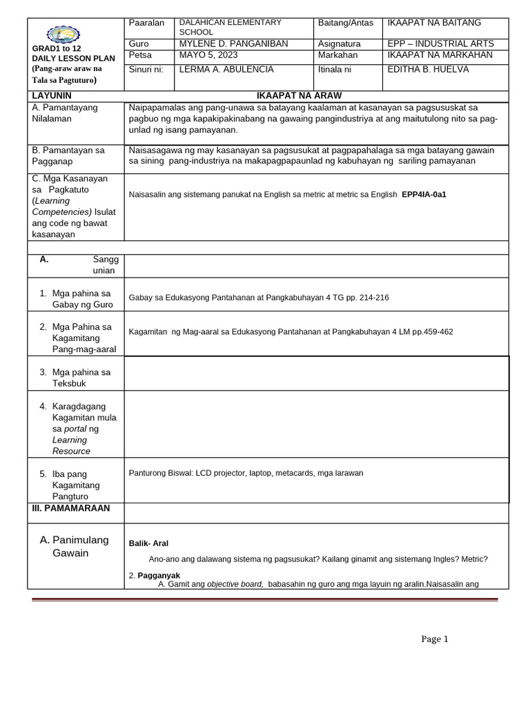 DLP-EPP-Q4-week-2 | PDF