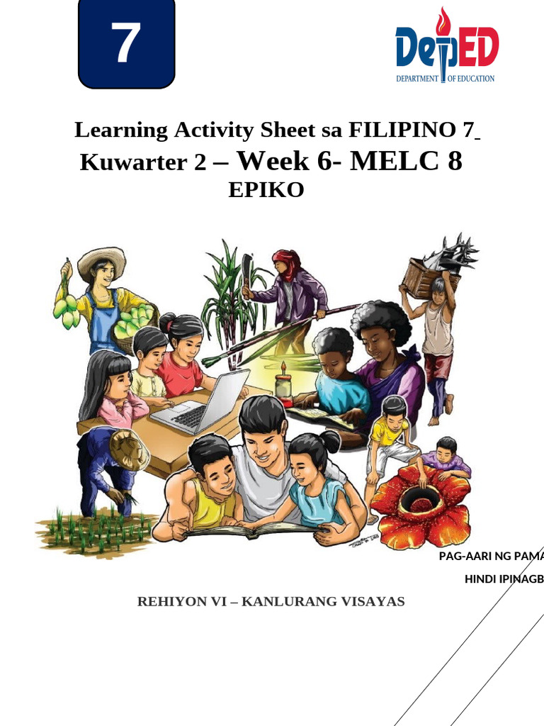 Filipino 7 - Las 7 - Week 6 - Melcs 8 | PDF