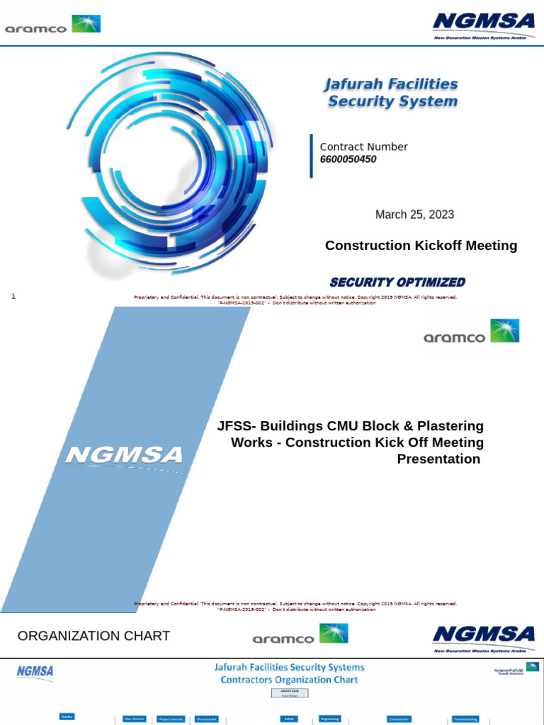 JFSS Kick Off Meeting - CMU Blocks | PDF