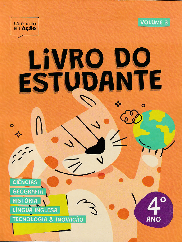Currículo em Ação - Vol 3 - 4. Ano - 2024 - Livro Do Estudante | PDF