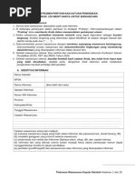 Format Nomor Dada Peserta Lomba | PDF