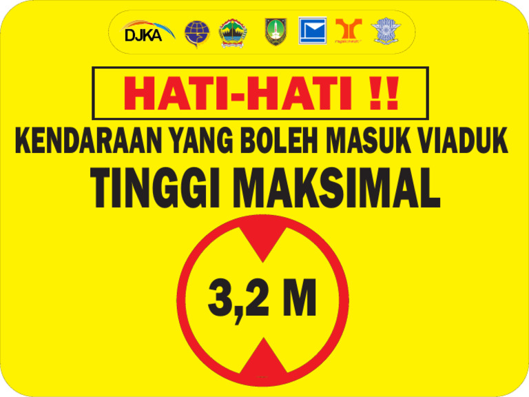 Tinggi Maksimal Rambu | PDF