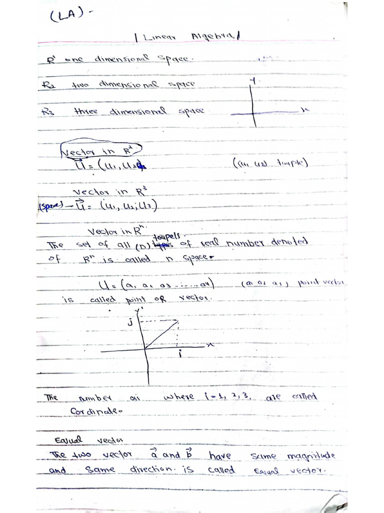 Linear Algebra Mid Swat Uni | PDF