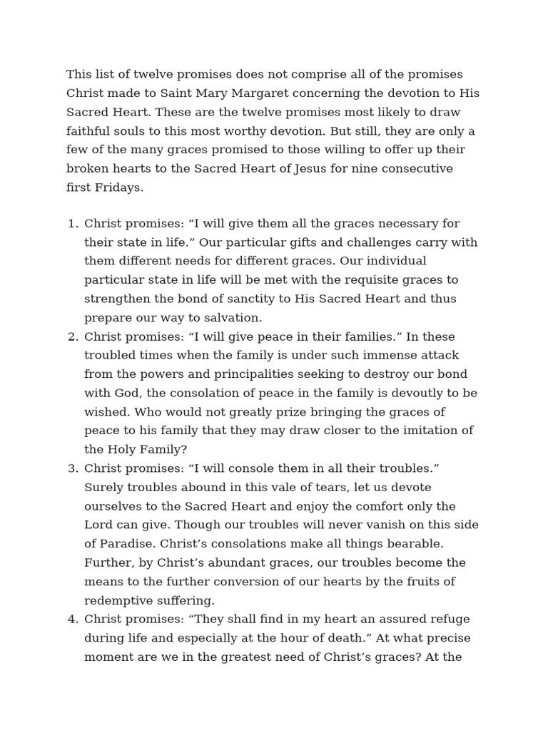 12 Promises Explained | PDF