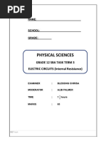 Grade 12 Electric Circuits Guide | PDF | Electrical Resistance And ...