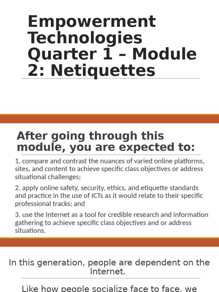 M 2 Empowerment Technologies | PDF