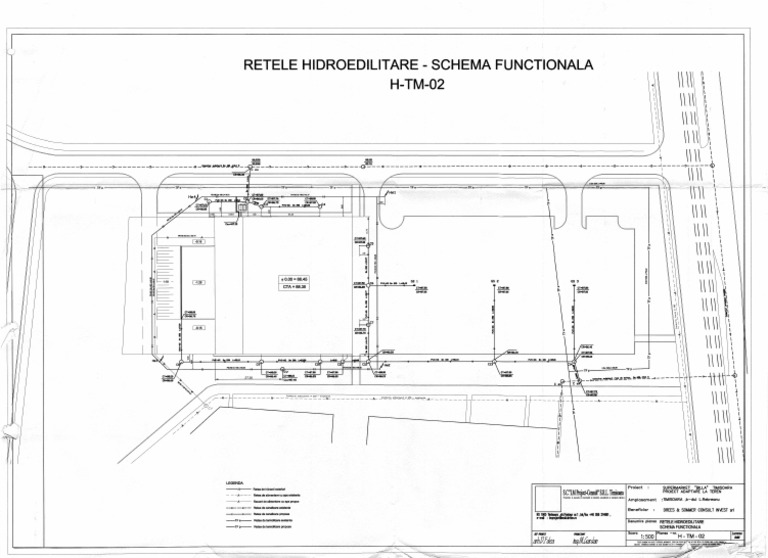 501 - 1 - Retele Hidroedilitare Schema Functionala | PDF
