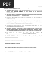 Standard FDW Employment Contract Template | PDF | Employment | Salary