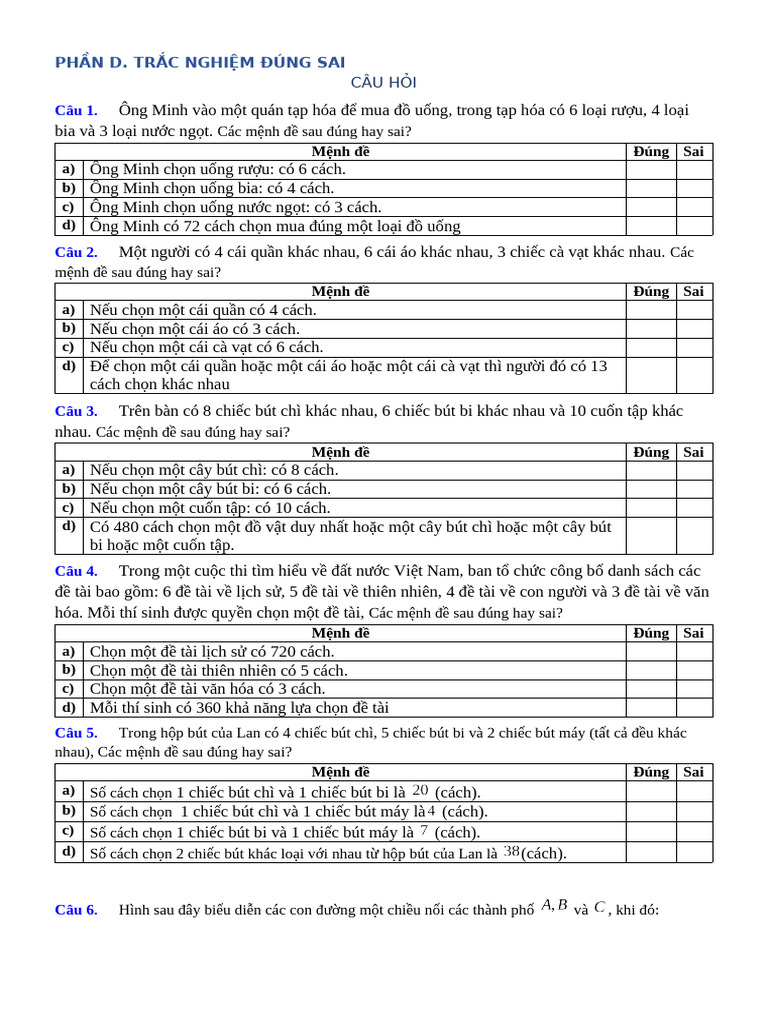 Bài 23. Quy Tac Dem - Dungsai | PDF