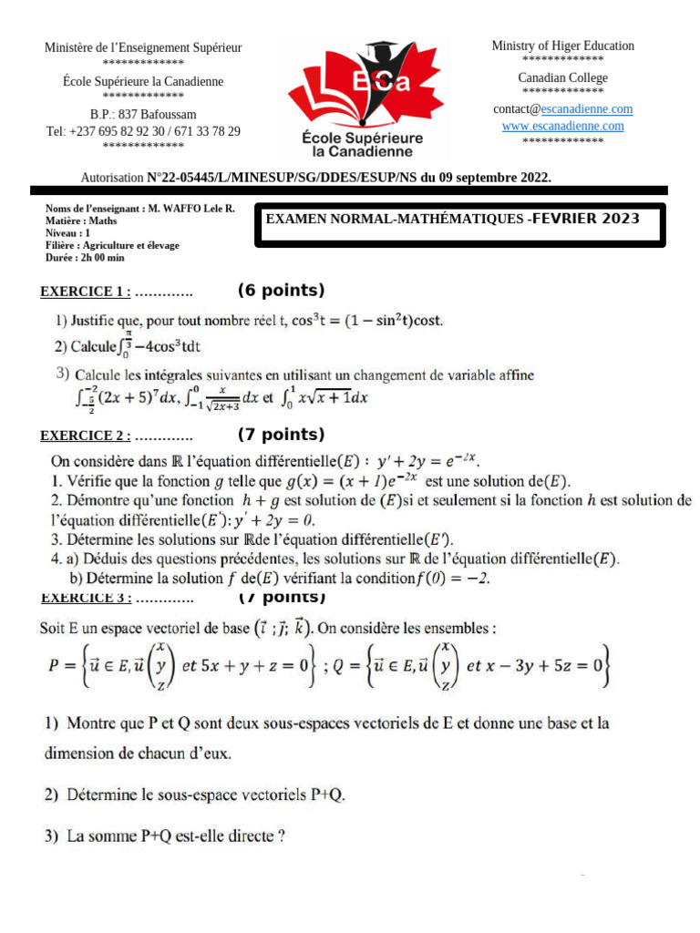 normal Maths | PDF
