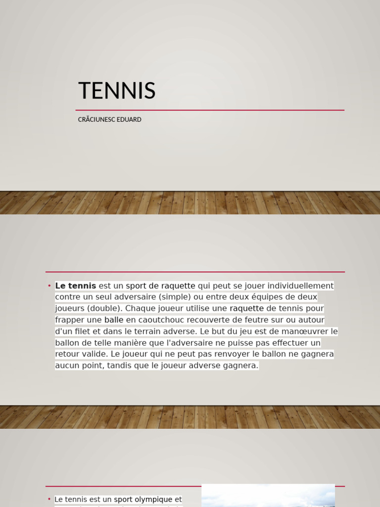 Tennis | PDF