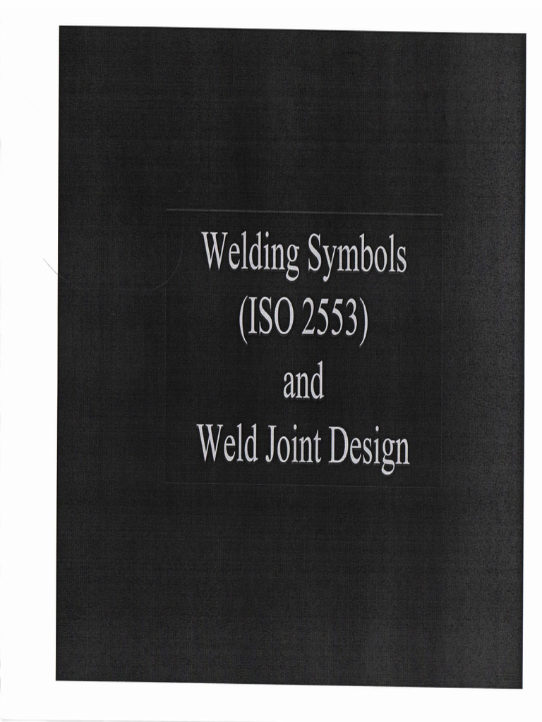 Welding Symbols (ISO 2553) | PDF